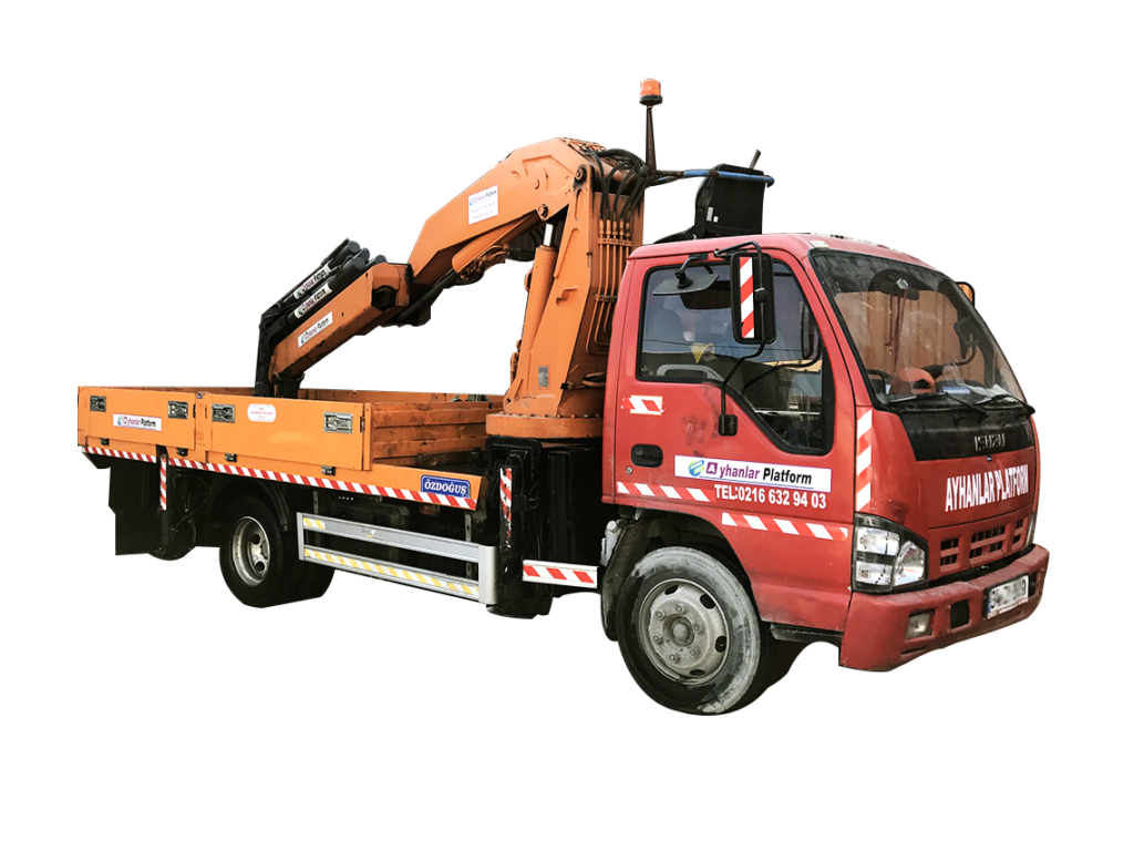 Hiab Truck Mounted Crane Rental in Dubai | High Up Crane